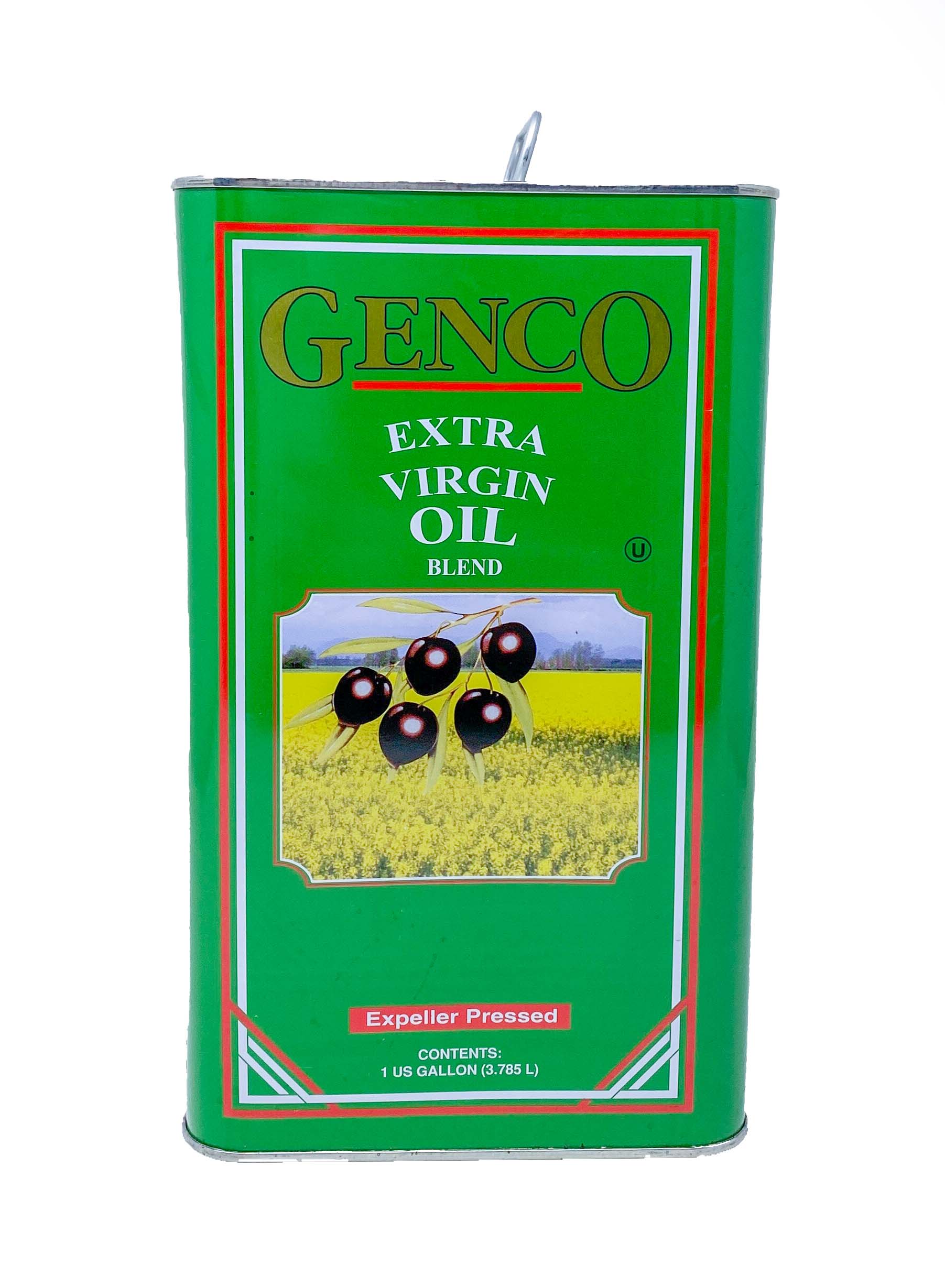 Genco Extra Virgin Olive Oil 1 Gallon - Premium Mediterranean Blend ...