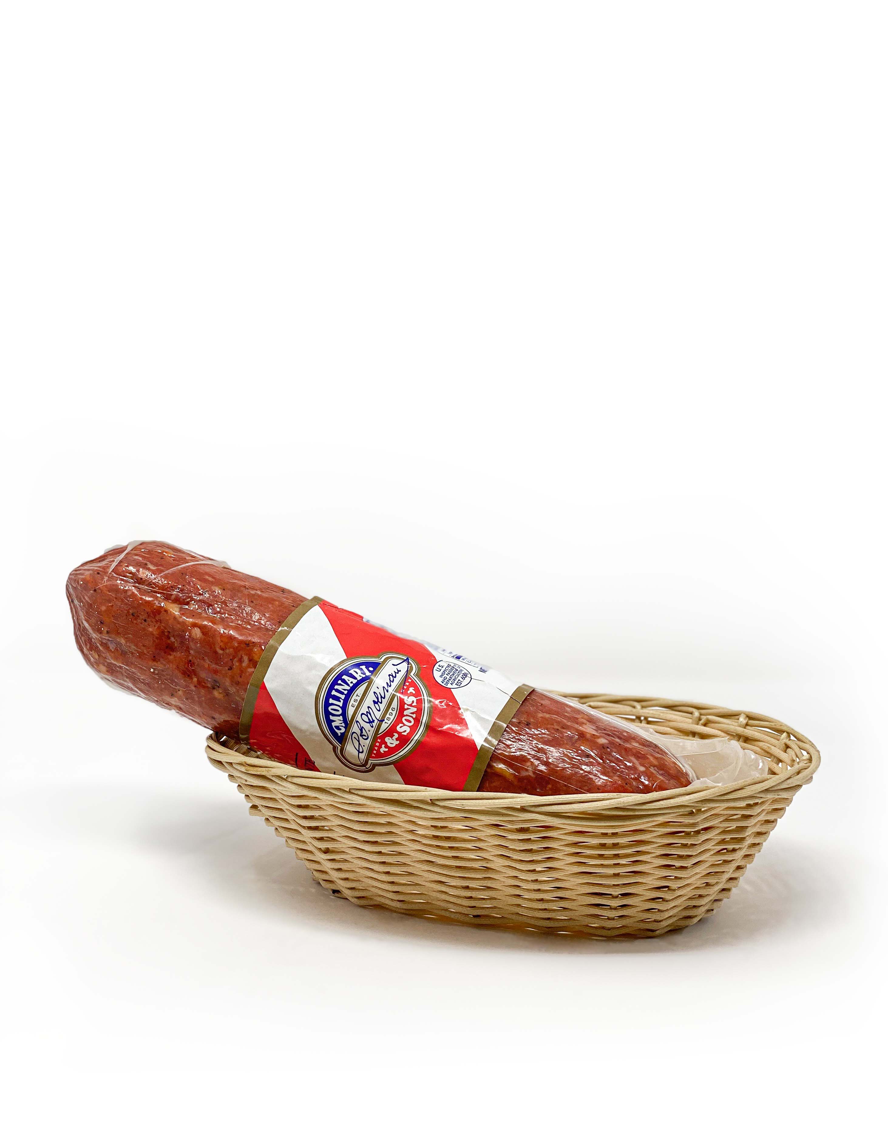 Molinari Hot Toscano Salame 2lb - Authentic Italian Spicy Pork Salame ...